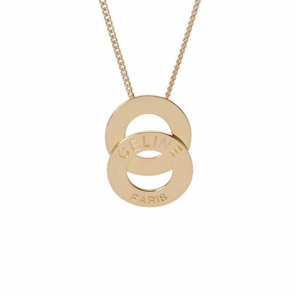 Celine | Jewelry | Celine W Circle Womens 8k Yellow Gold Necklace ...